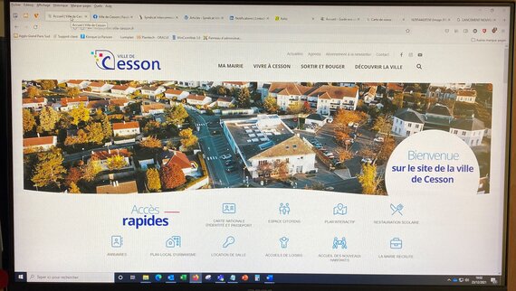 Lancement du nouveau site Internet de la Ville | Ville de Cesson